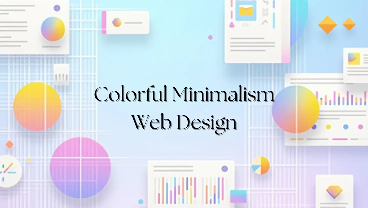 Colorful Minimalism Web Design